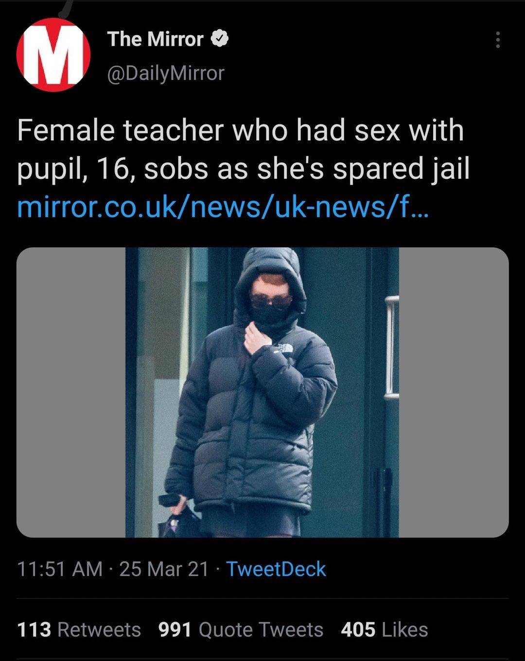 Female used cry...It was very effective. | Scrolller