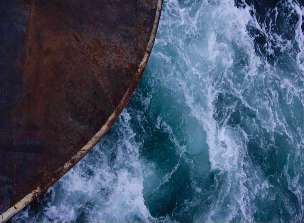 Ferry ride from the top deck. | Scrolller