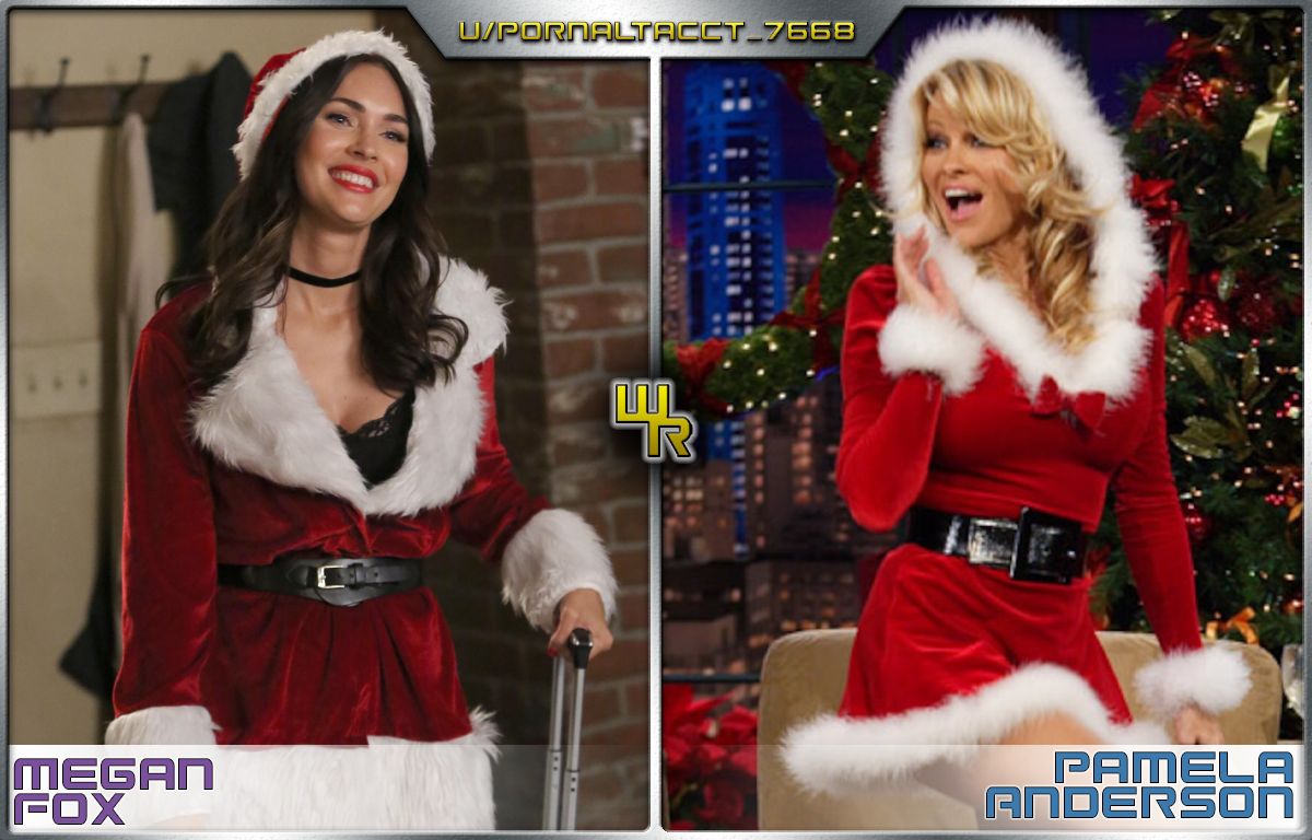 Festive Friendly Megan Fox Vs Pamela Anderson Scrolller