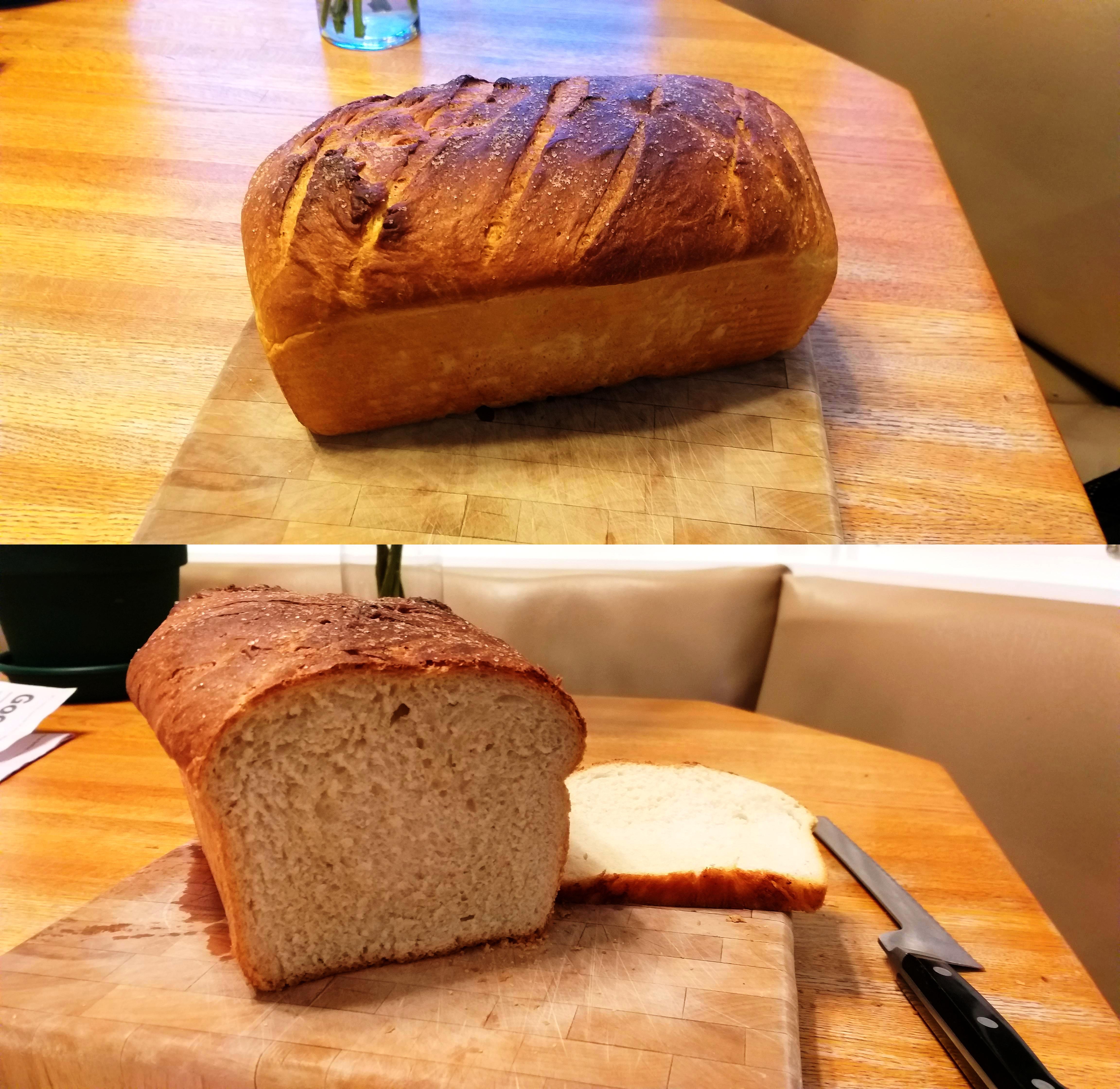 Finally baked a nice loaf that wasn't dense! | Scrolller