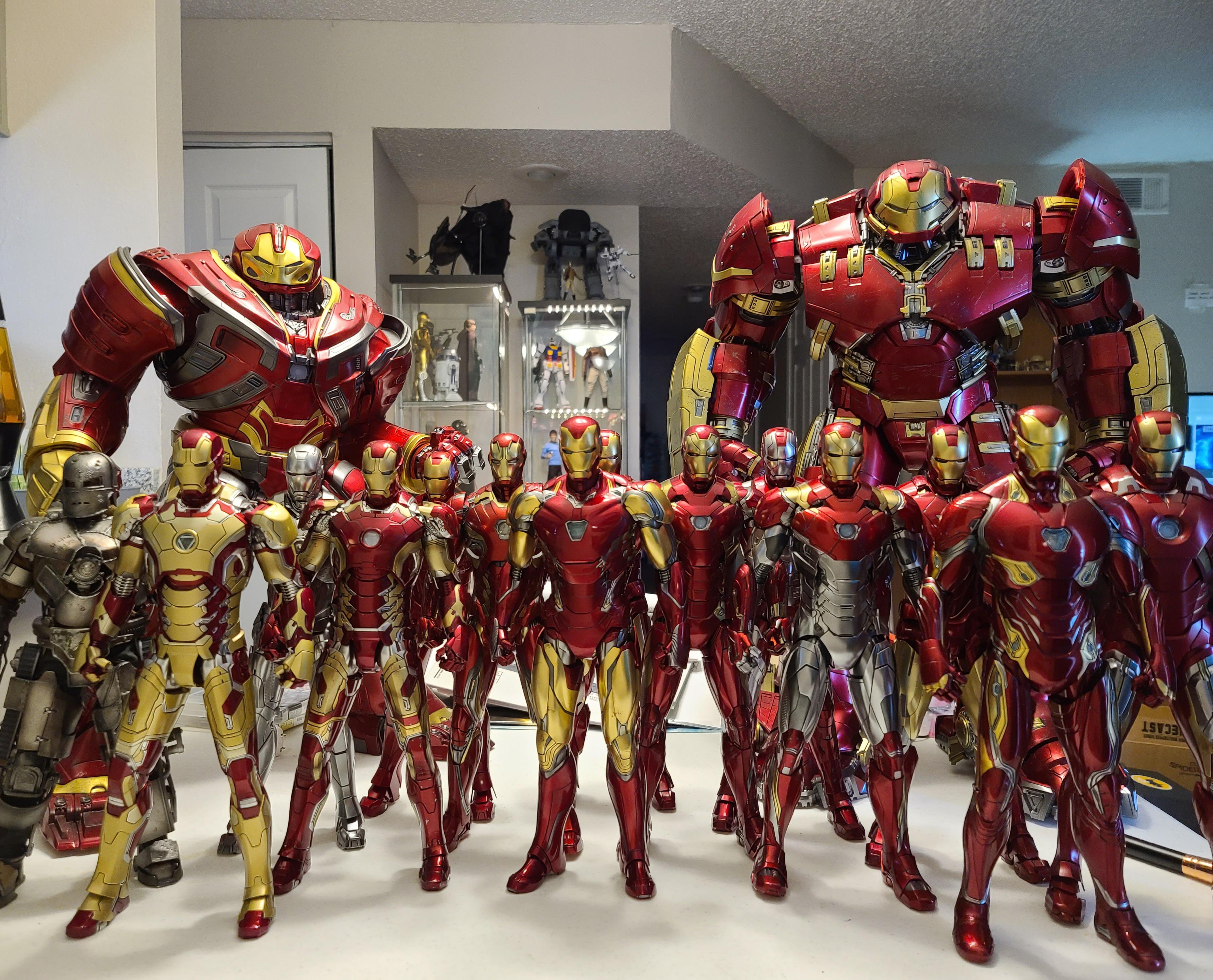 Finally completed my set of every main Iron Man suit | Scrolller
