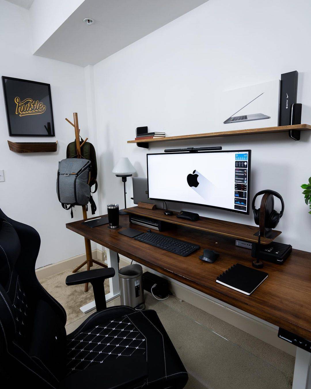 Finally done putting up my wfh setup. | Scrolller