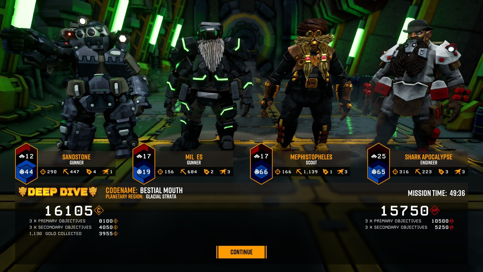 Finally finished my first Deep Dive, looking forward to doing many more. Rock and Stone! | Scrolller