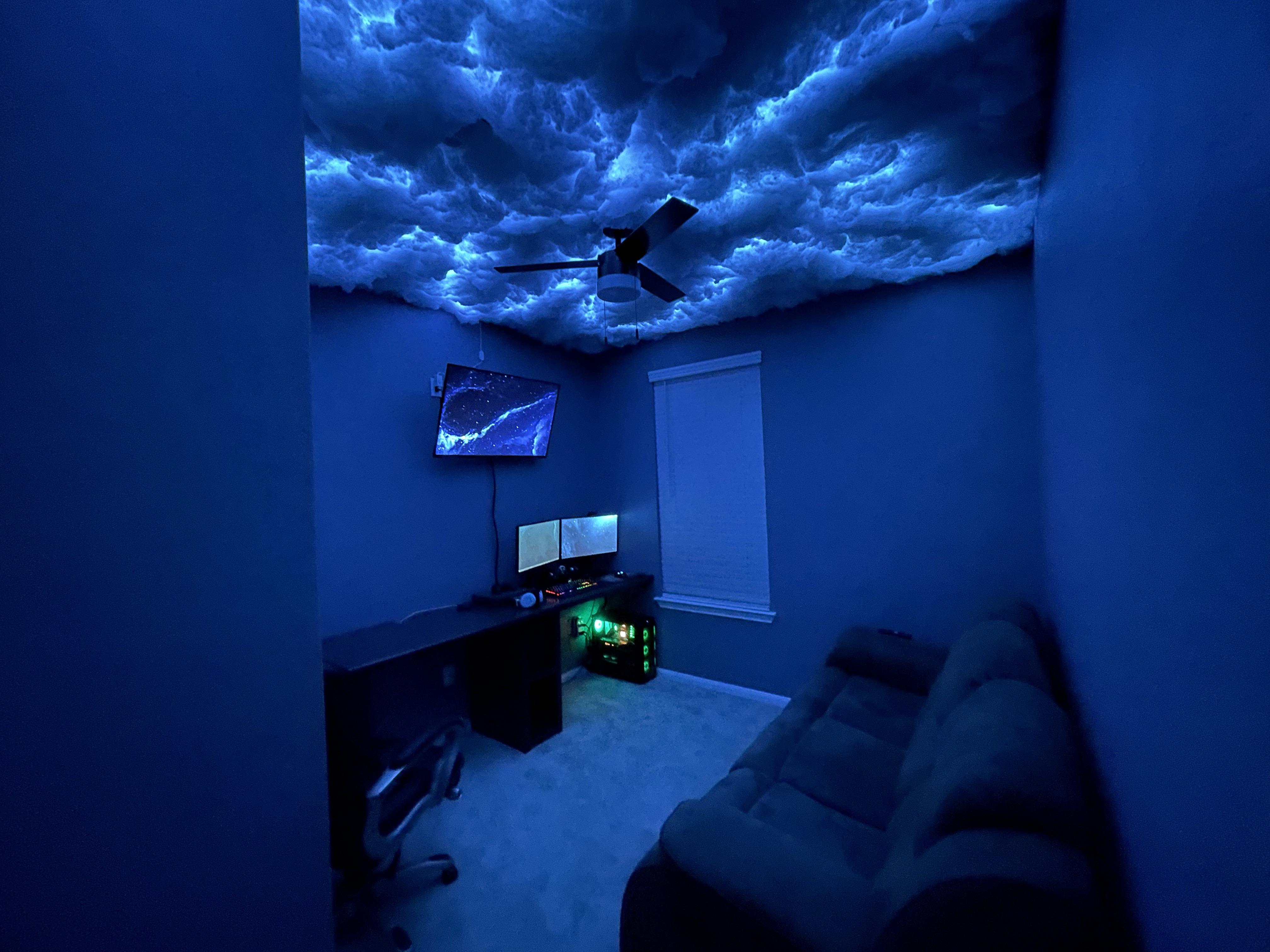 Finally starting to look like a game room. If only I could get a GPU for the second build ...