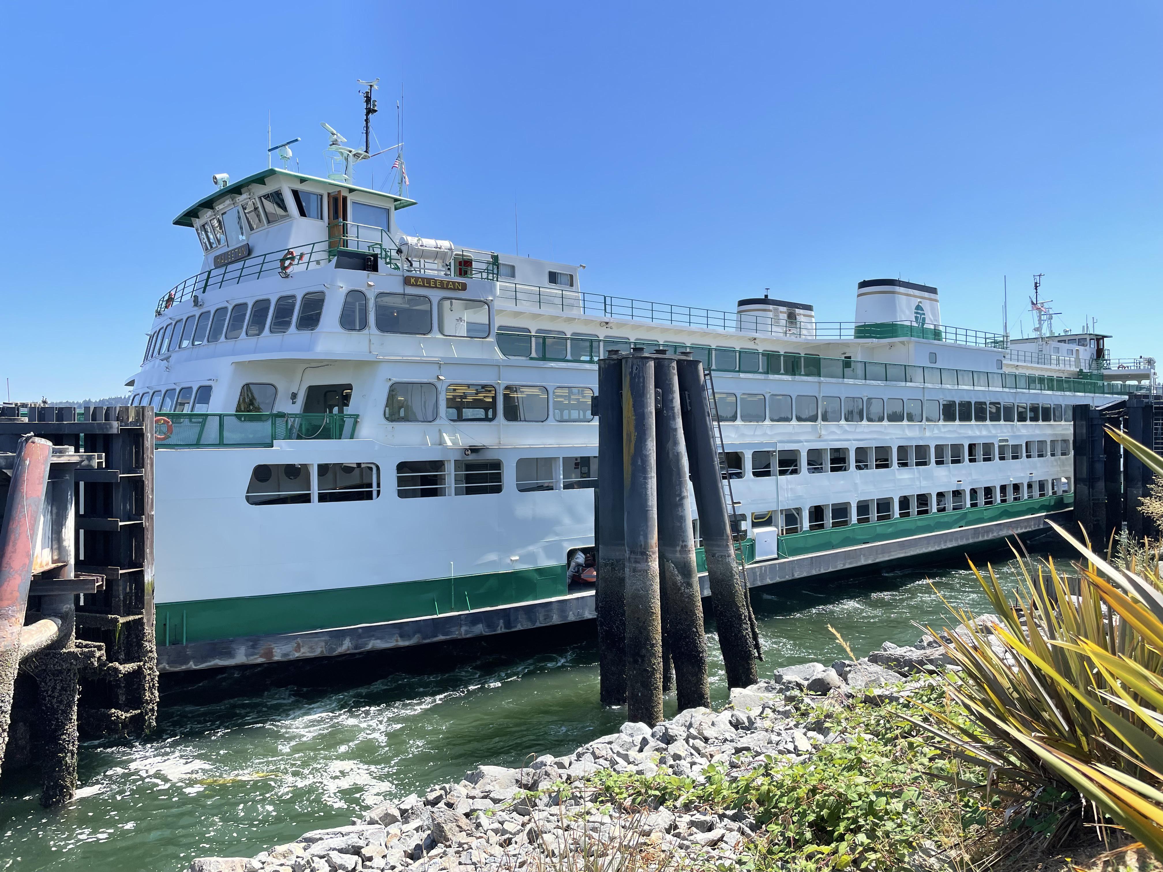 Finally, the 1968-commissioned Kaleetan is back on the Bremerton ferry route, restoring full ...