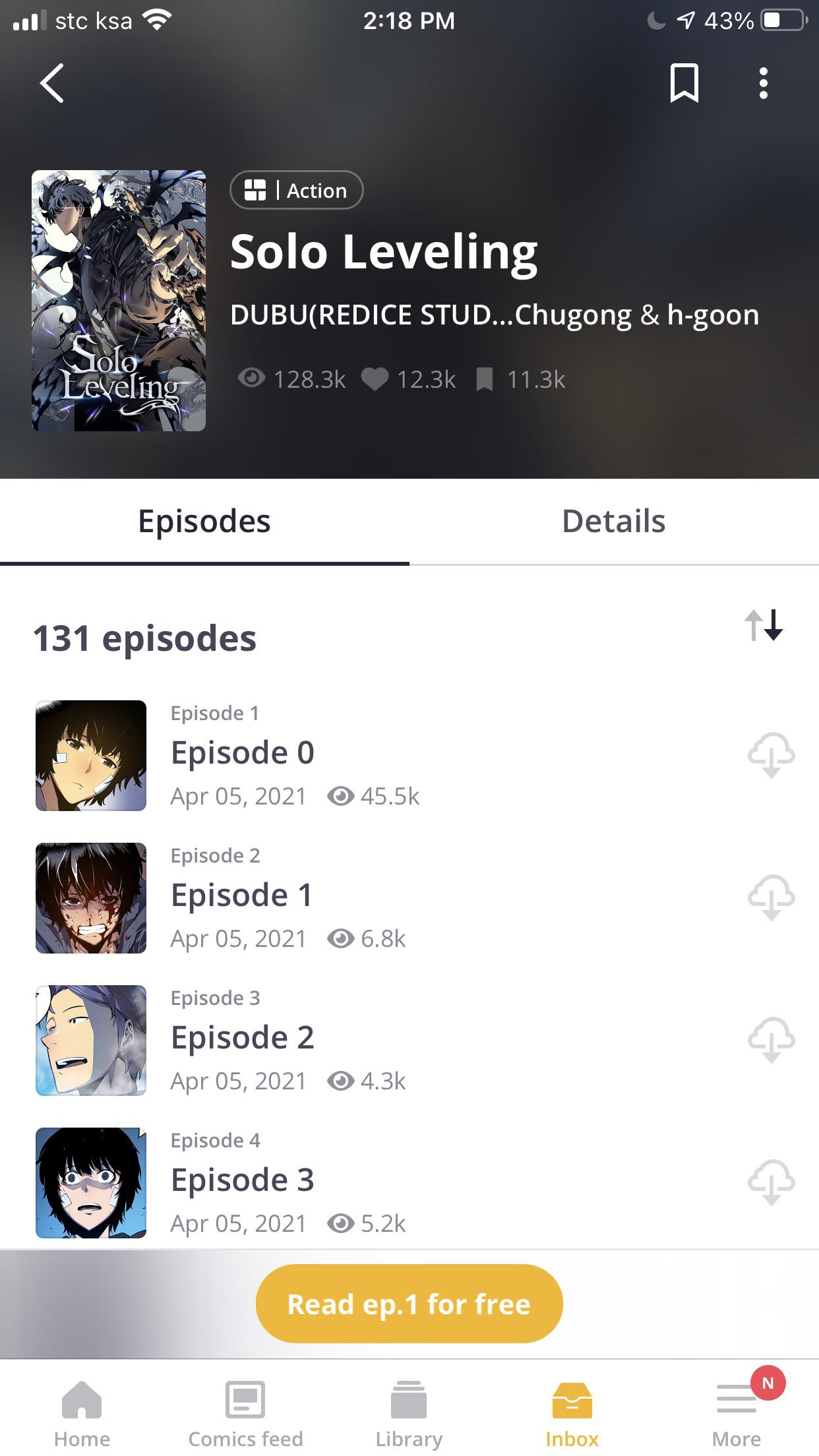 Finally, we can read solo leveling on tapas!! | Scrolller