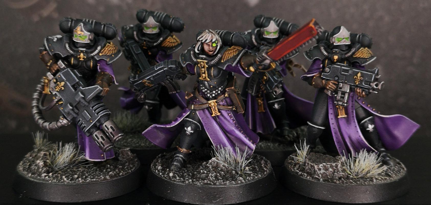 Finished another squad of Battle Sisters. | Scrolller