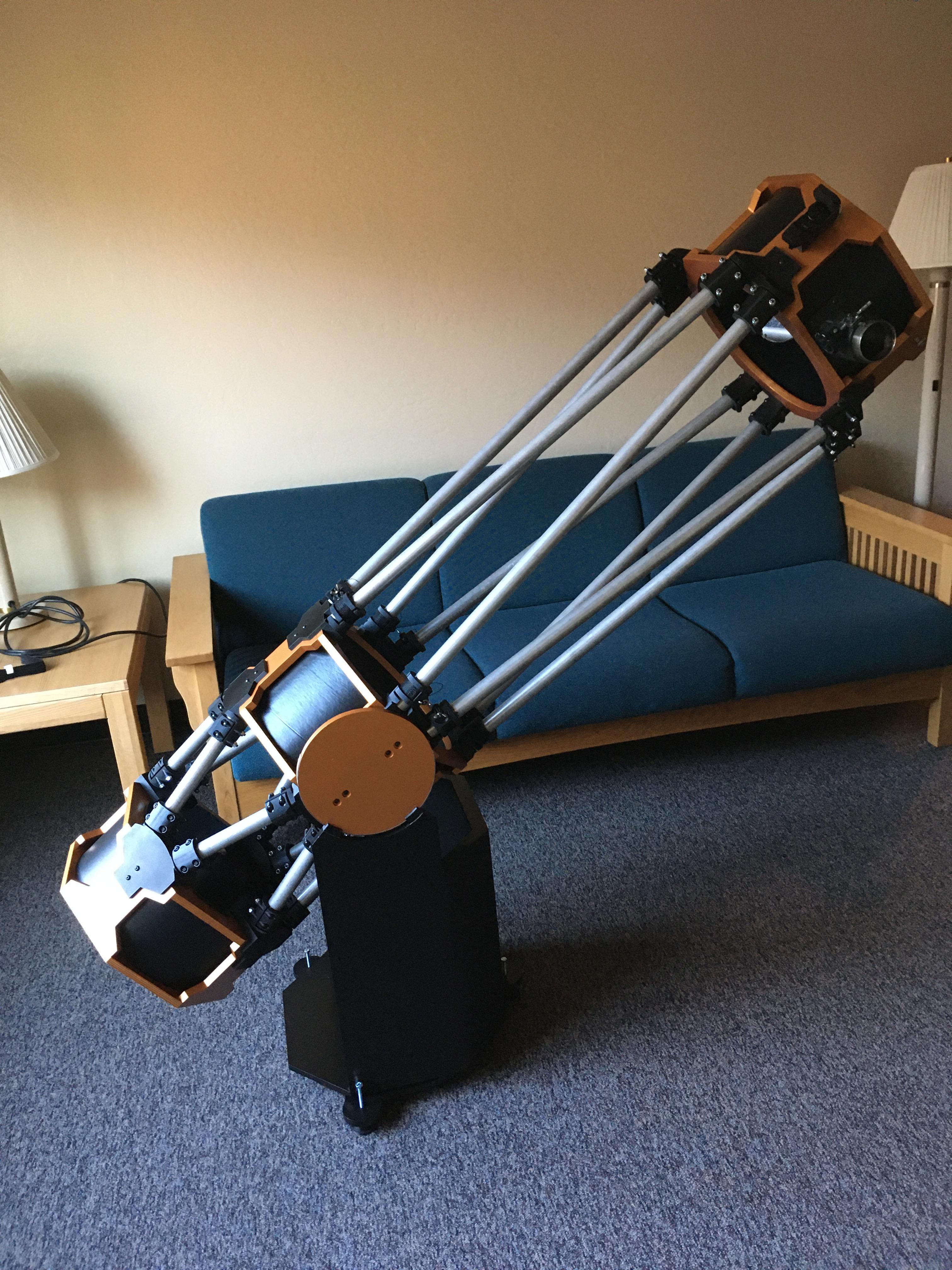 Finished building my first telescope on Tuesday. I think it turned out pretty well. | Scrolller