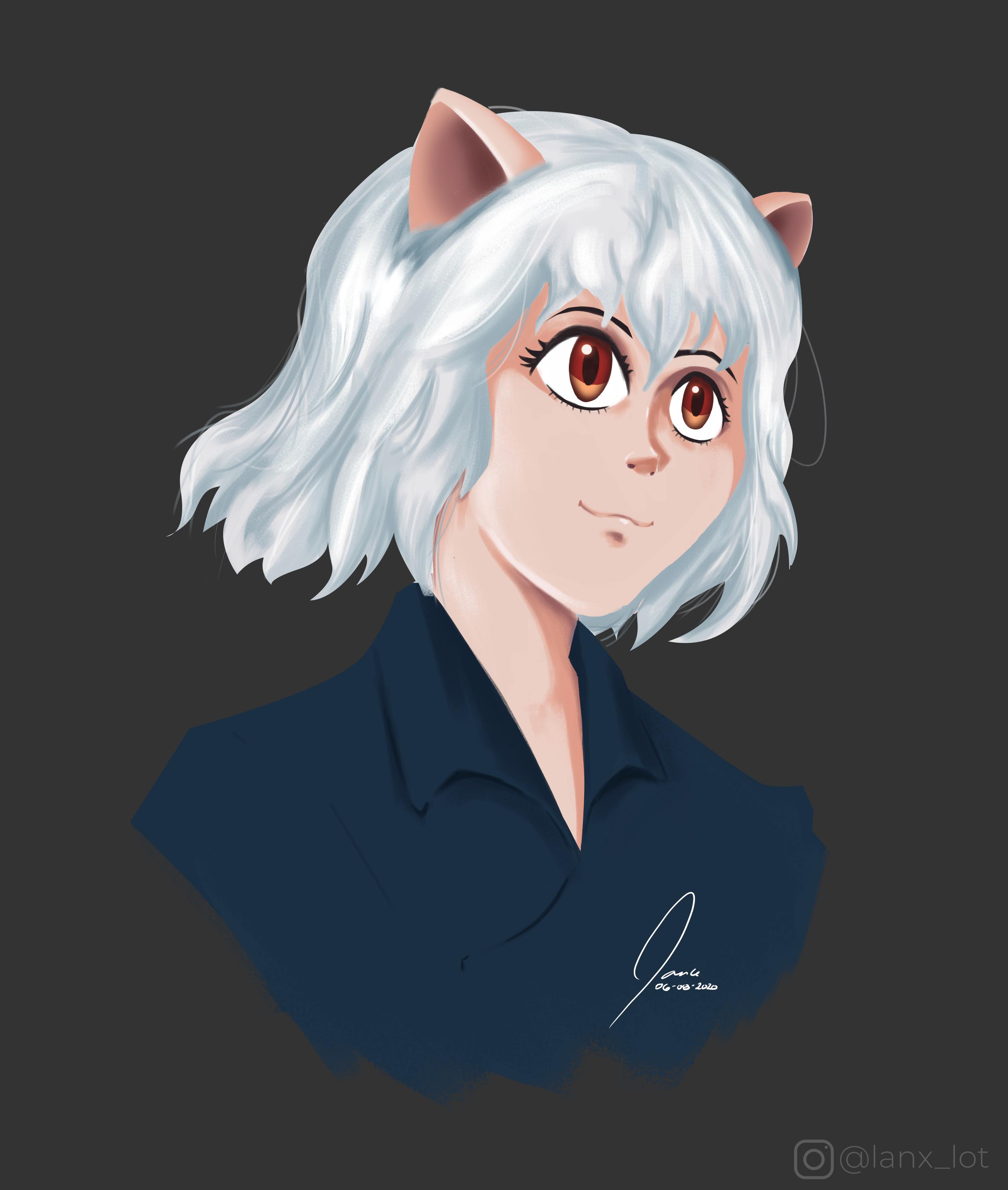 Finished H×H Season 5- I drew a portrait of Pitou because I felt sad about it | Scrolller
