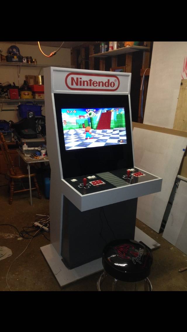 Finished my arcade using mystery_smelly_feet's design | Scrolller