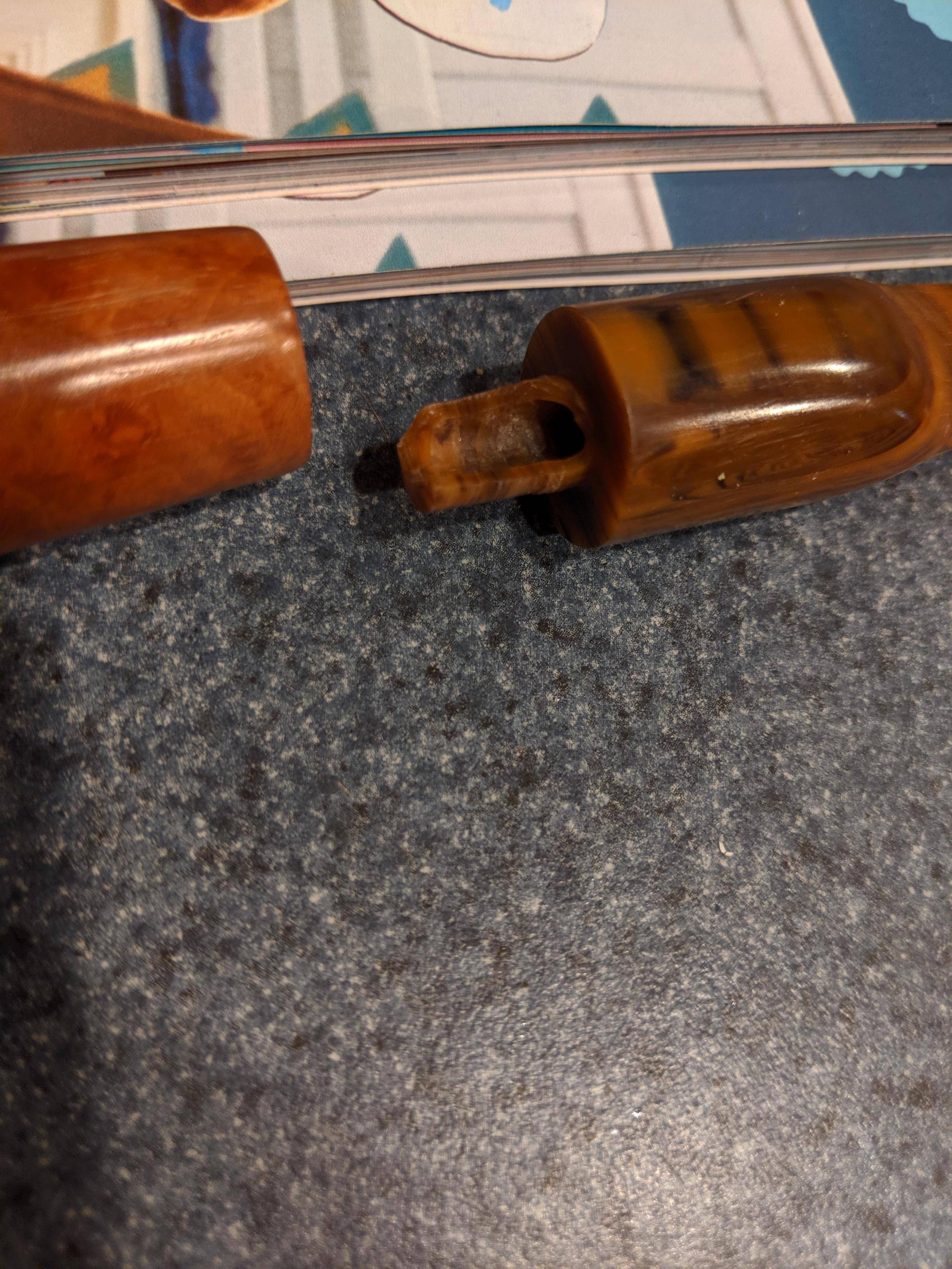 Finished my first 100% my own pipe from scratch, buffer grabbed it and broke it. Do I just start ...