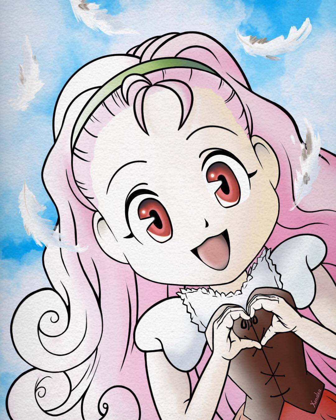 Finished my Popuri drawing! | Scrolller