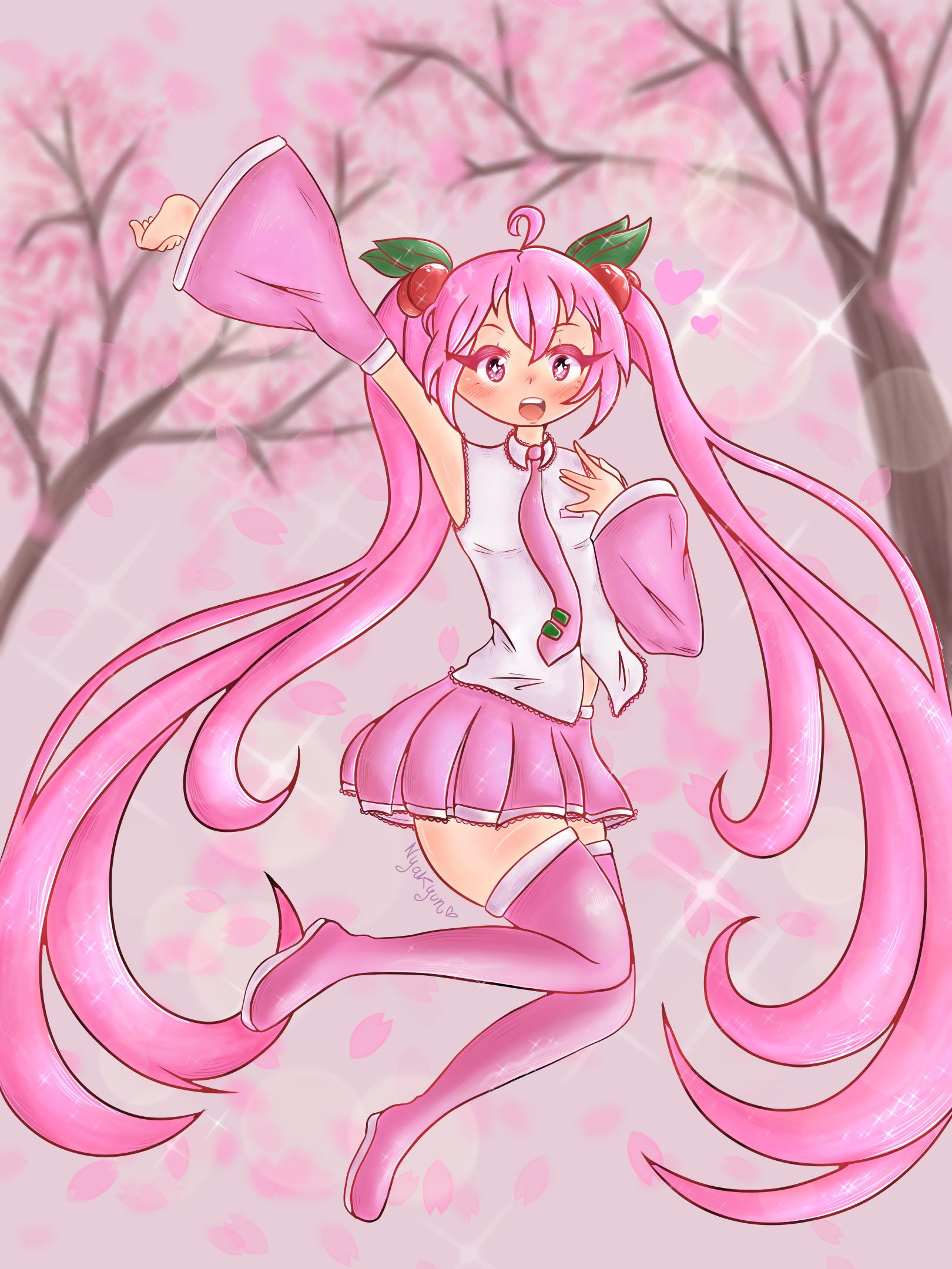 Finished my Sakura Miku ! | Scrolller