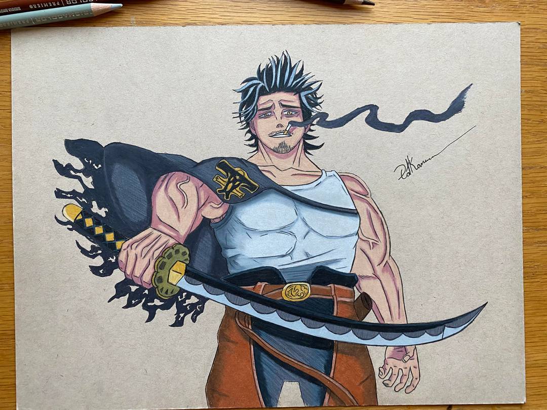 Finished my Yami drawing hope everyone likes it | Scrolller