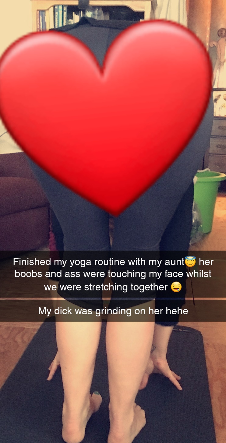 Finished My Yoga Workout With My Aunt Just Now It Got Very Touchy And