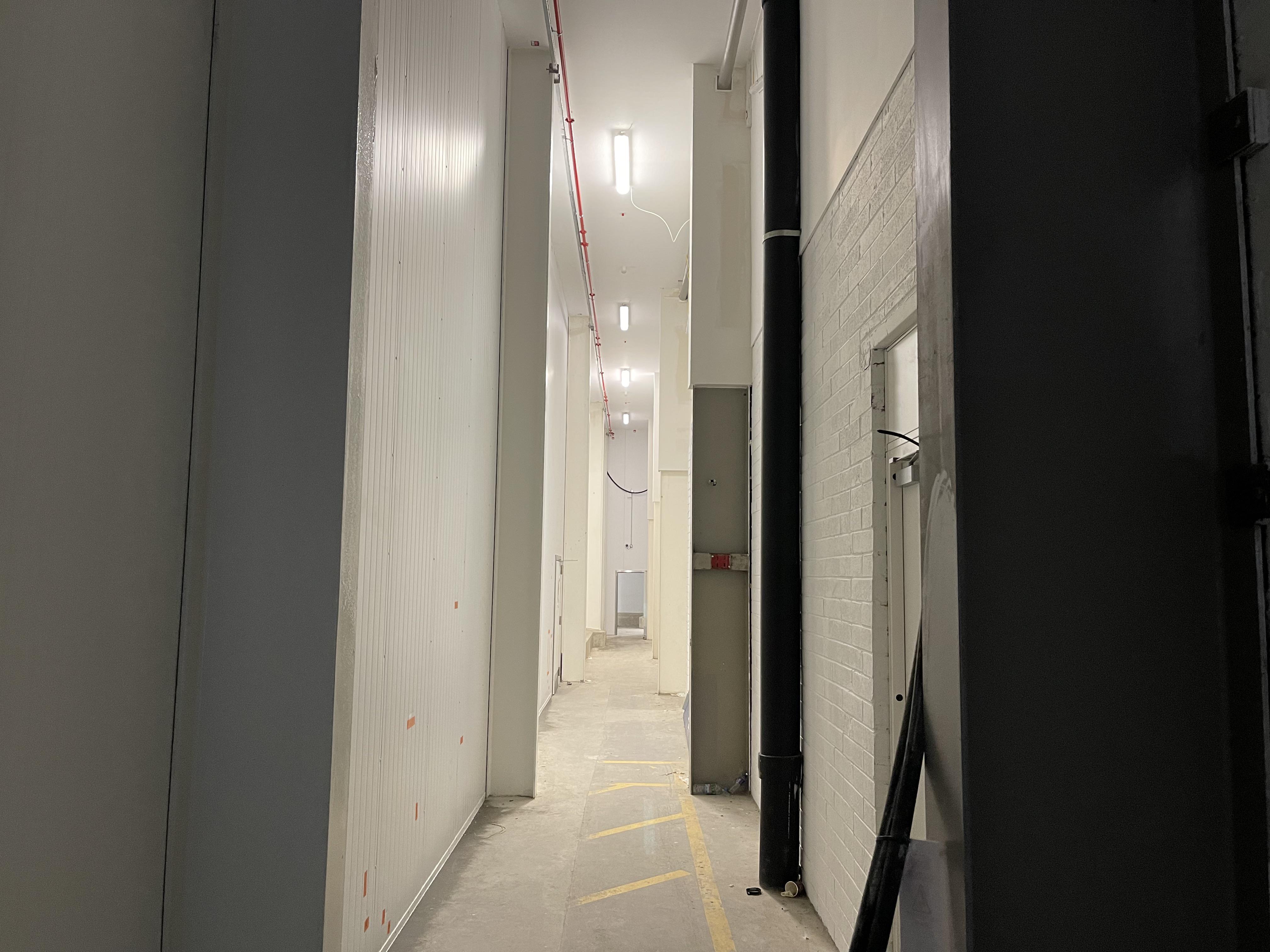 Fire escape at an industrial freezer | Scrolller