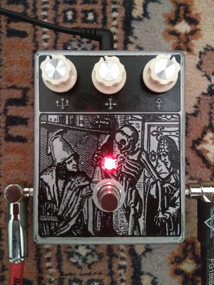 First build: RAT clone with etching of a scene of Holbein's Danse Macabre. | Scrolller