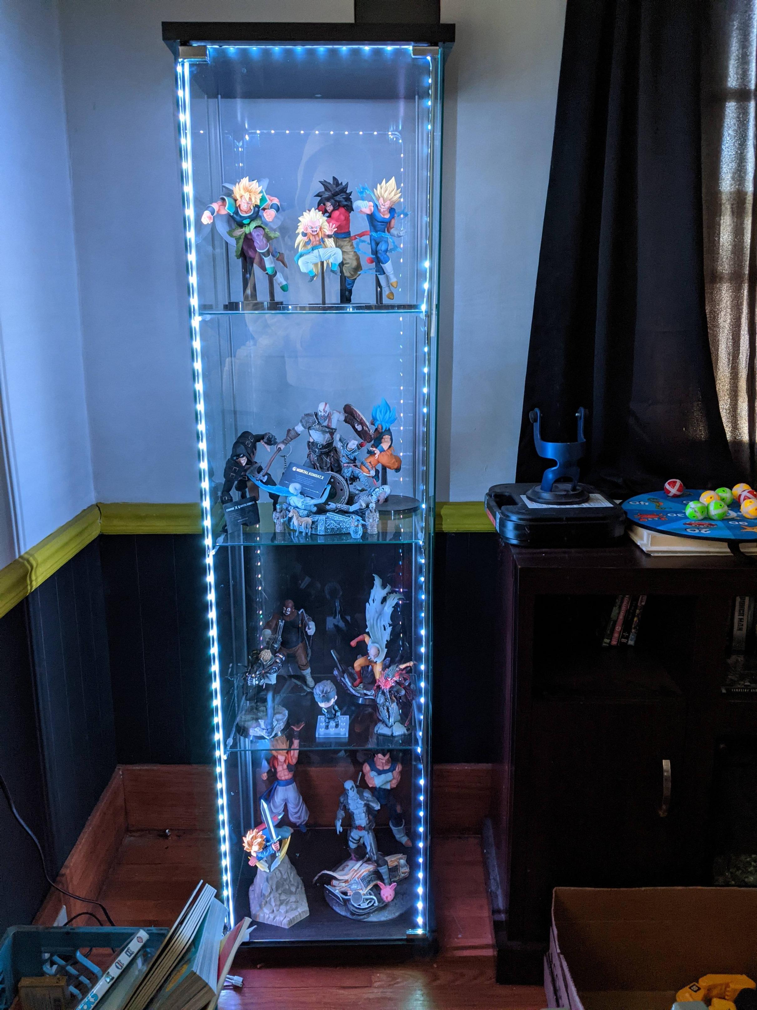 First display case all full. Already got the second case but no figures for it...yet | Scrolller