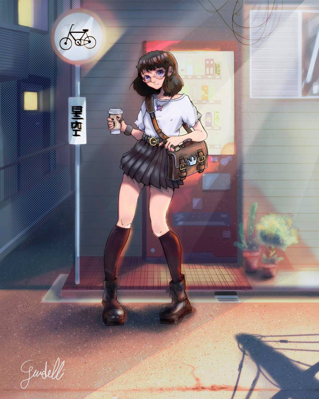 First drawing with scenery :) | Scrolller