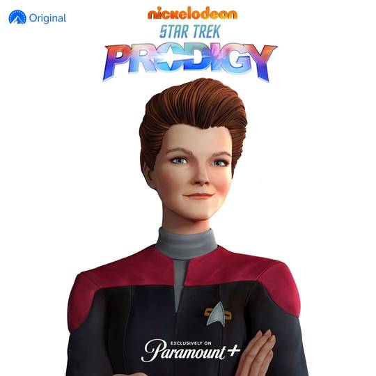 First look at Captain Janeway as she will appear in Star Trek: Prodigy | Scrolller