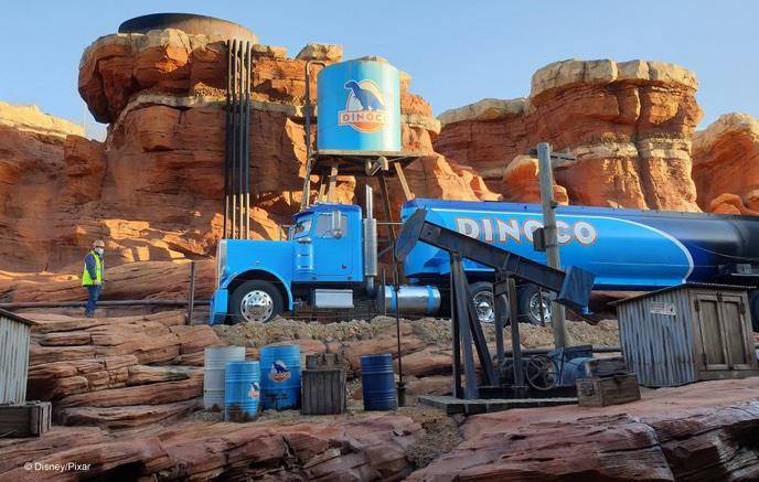 First look at Cars-tastrophe Canyon from the upcoming Cars ROAD TRIP attraction in Walt Disney ...