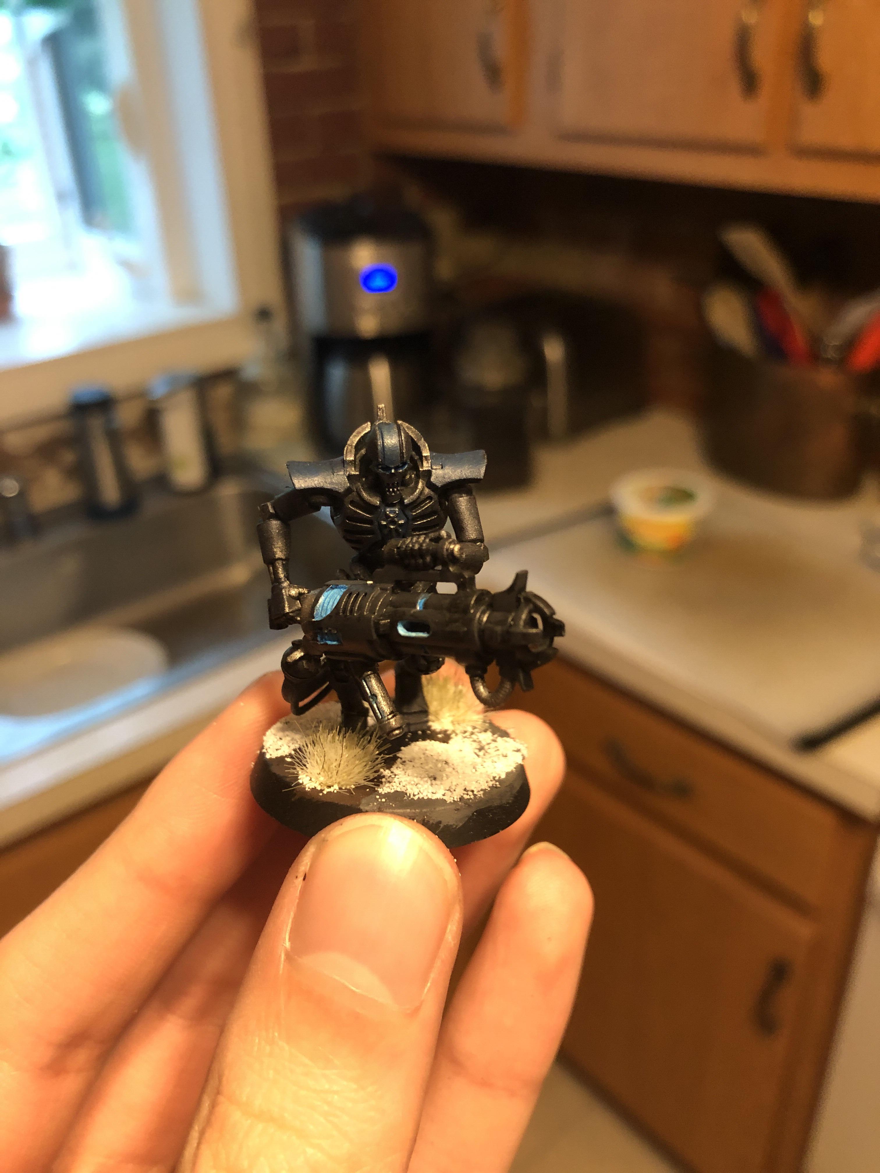 First necron immortal/ necron. Still don’t have a name for this future dynasty yet. | Scrolller