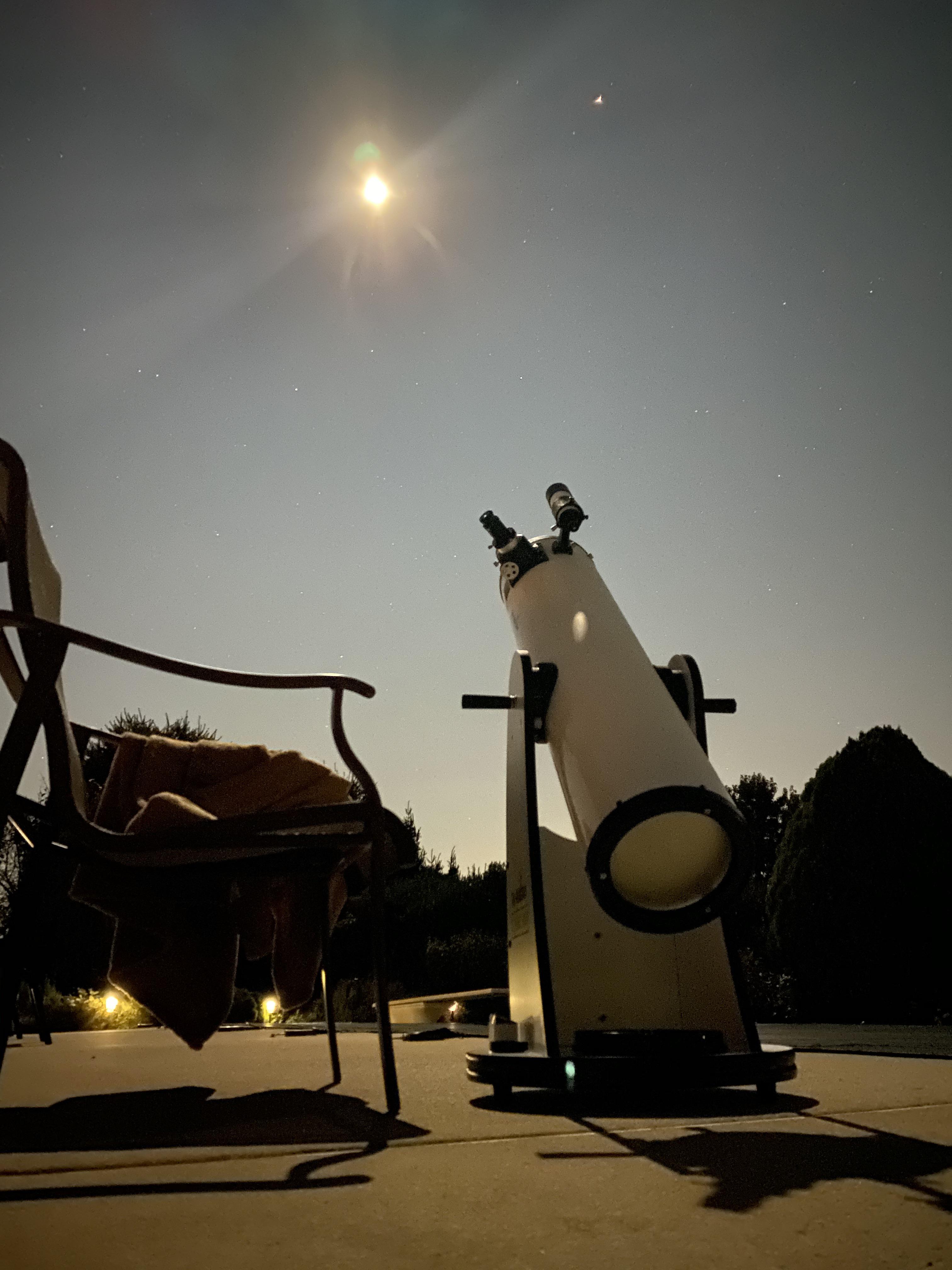 First Night Ever with my Telescope | Scrolller