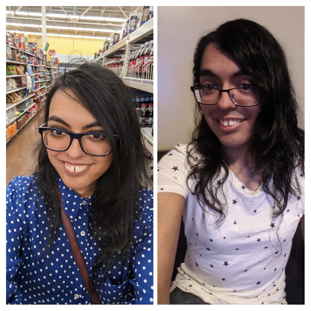 First picture is 1 year hrt second is maybe 1 week hrt or so | Scrolller
