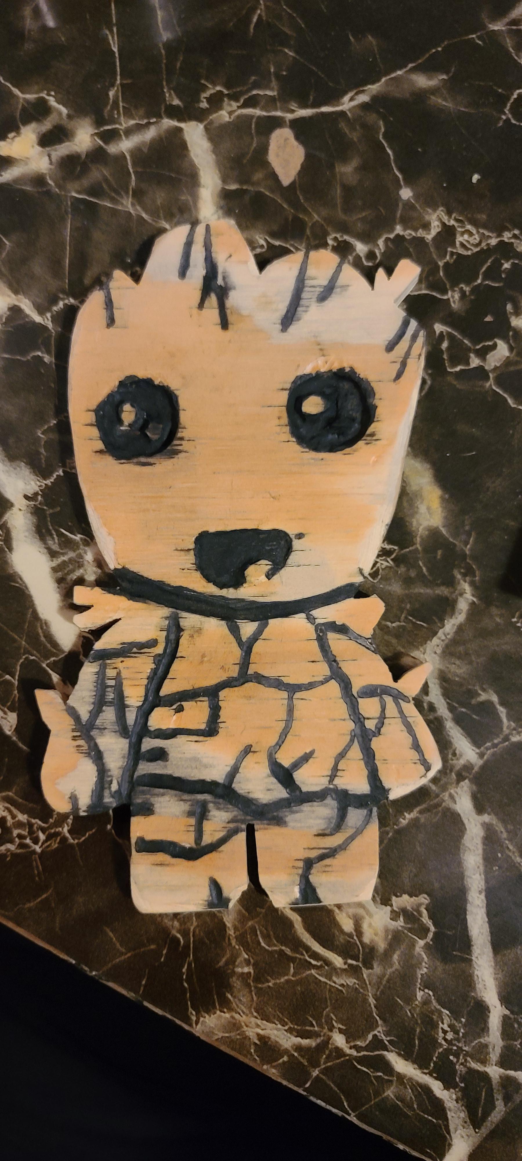 First project for daughter, baby Groot. | Scrolller