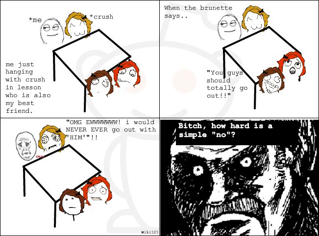 First rage comic - the crushing moment | Scrolller