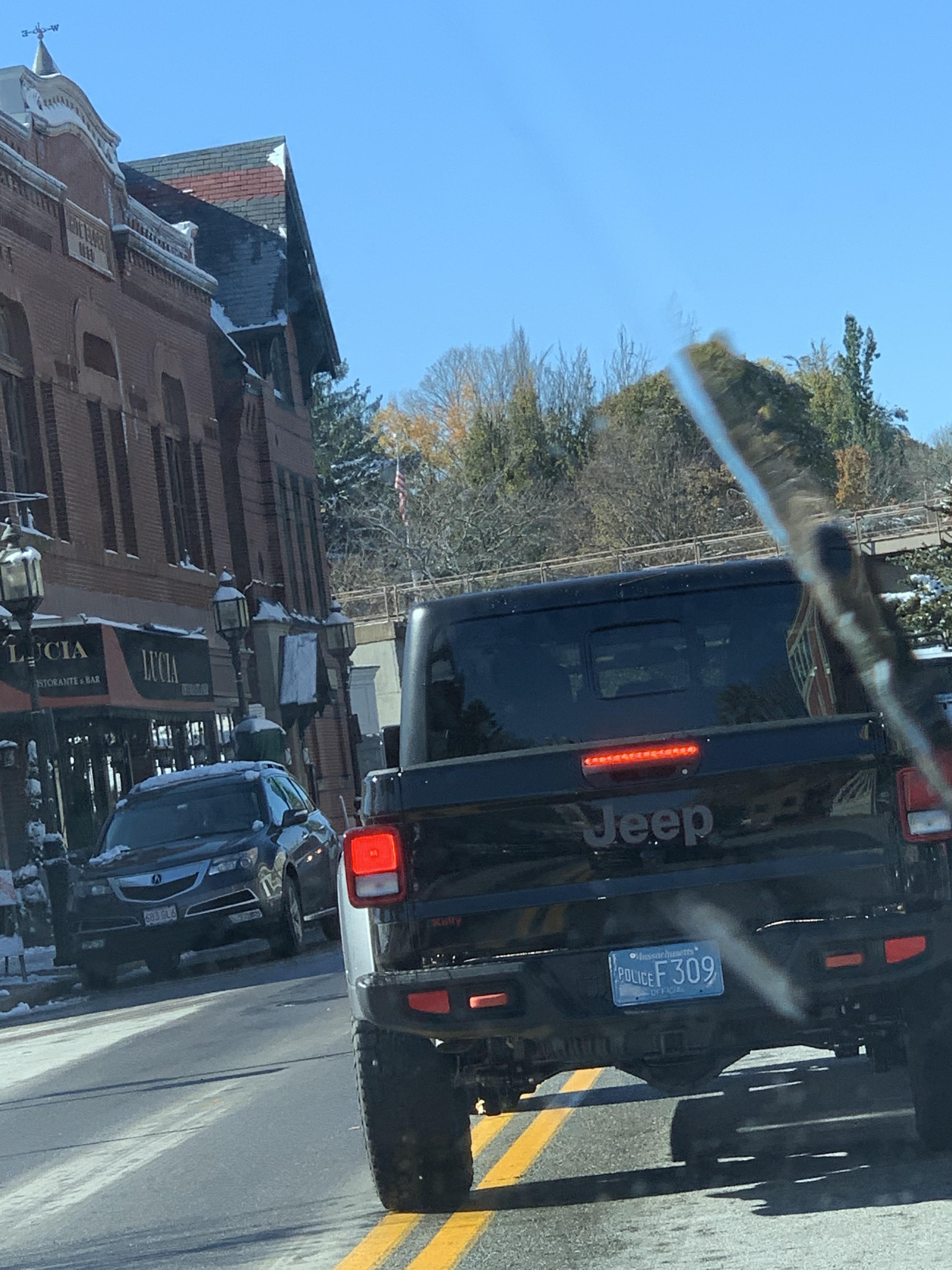 First sighting of a Gladiator police vehicle! | Scrolller First sighting of a Gladiator police vehicle! | Scrolller