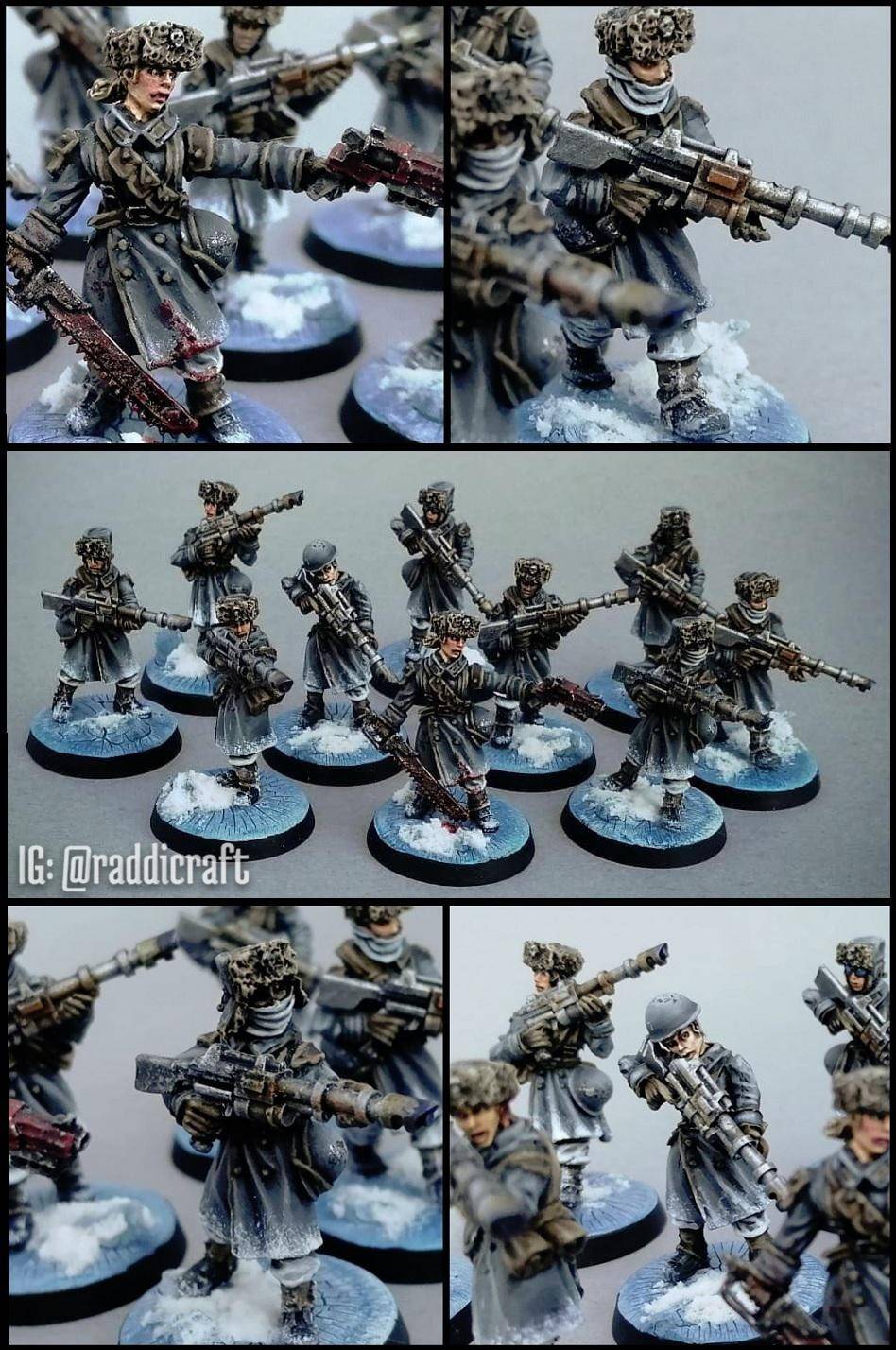First squad of Valhallan Guardswomen ready for deployment! | Scrolller