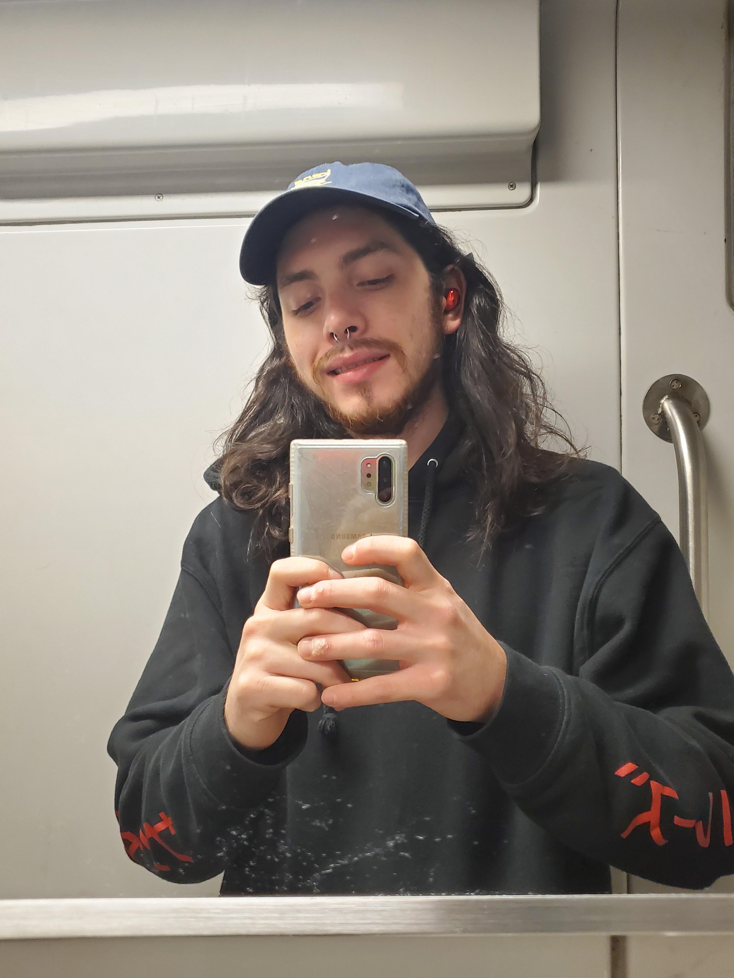First through of my train selfie | Scrolller