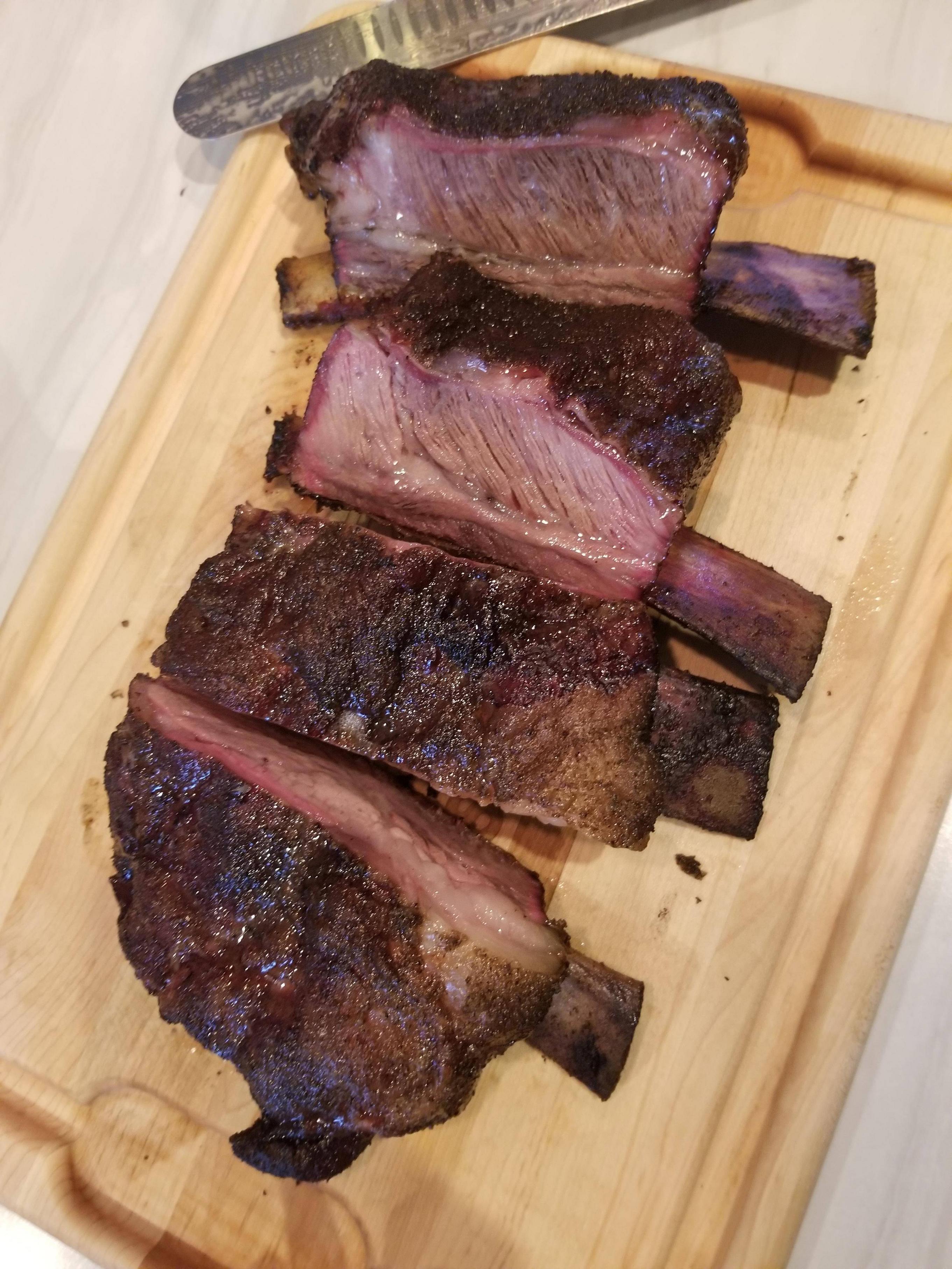 First time doing beef ribs, easily one of the tastiest things to come out of my smoker. | Scrolller
