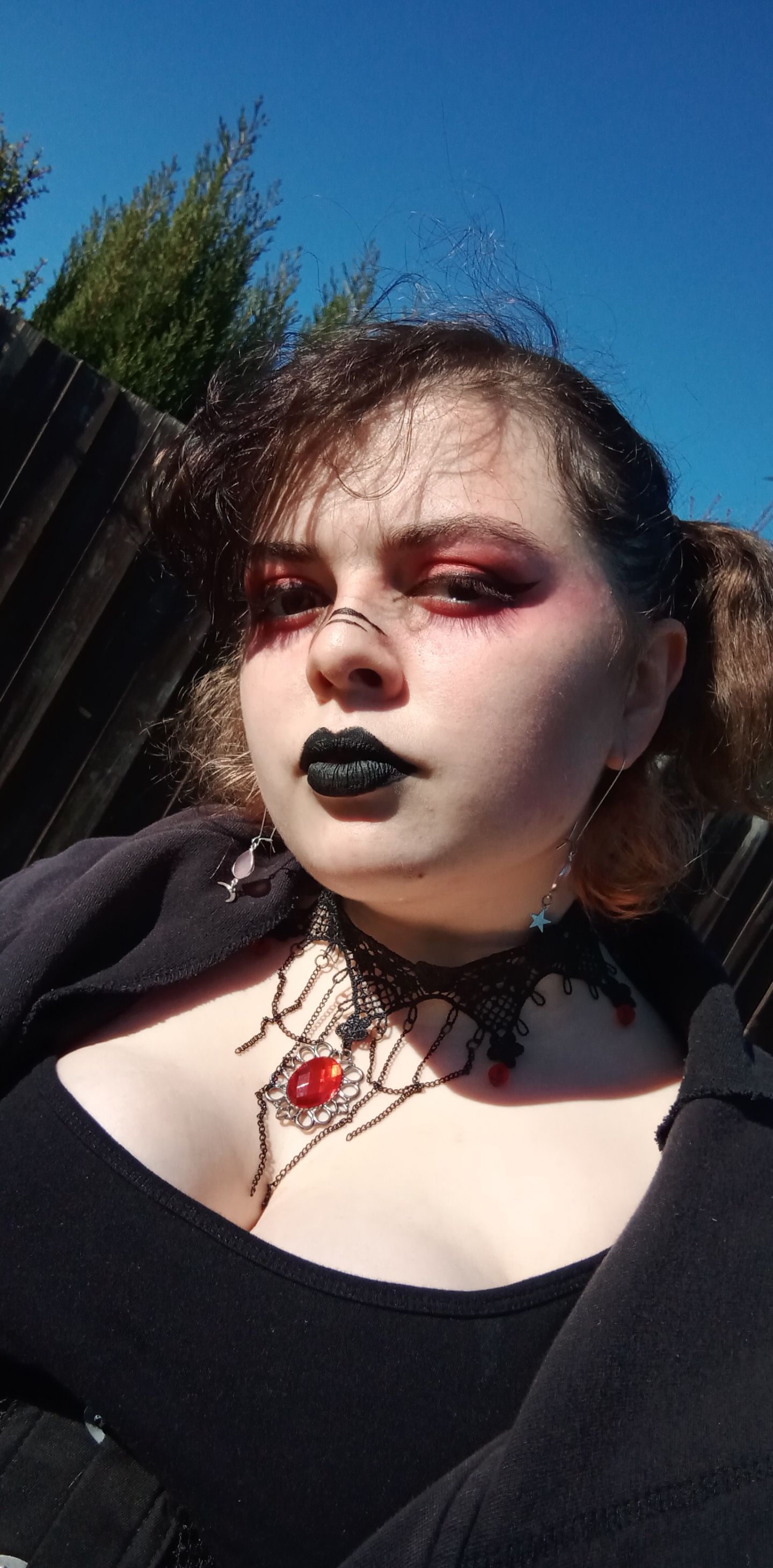 First time doing goth makeup, How'd I do? | Scrolller