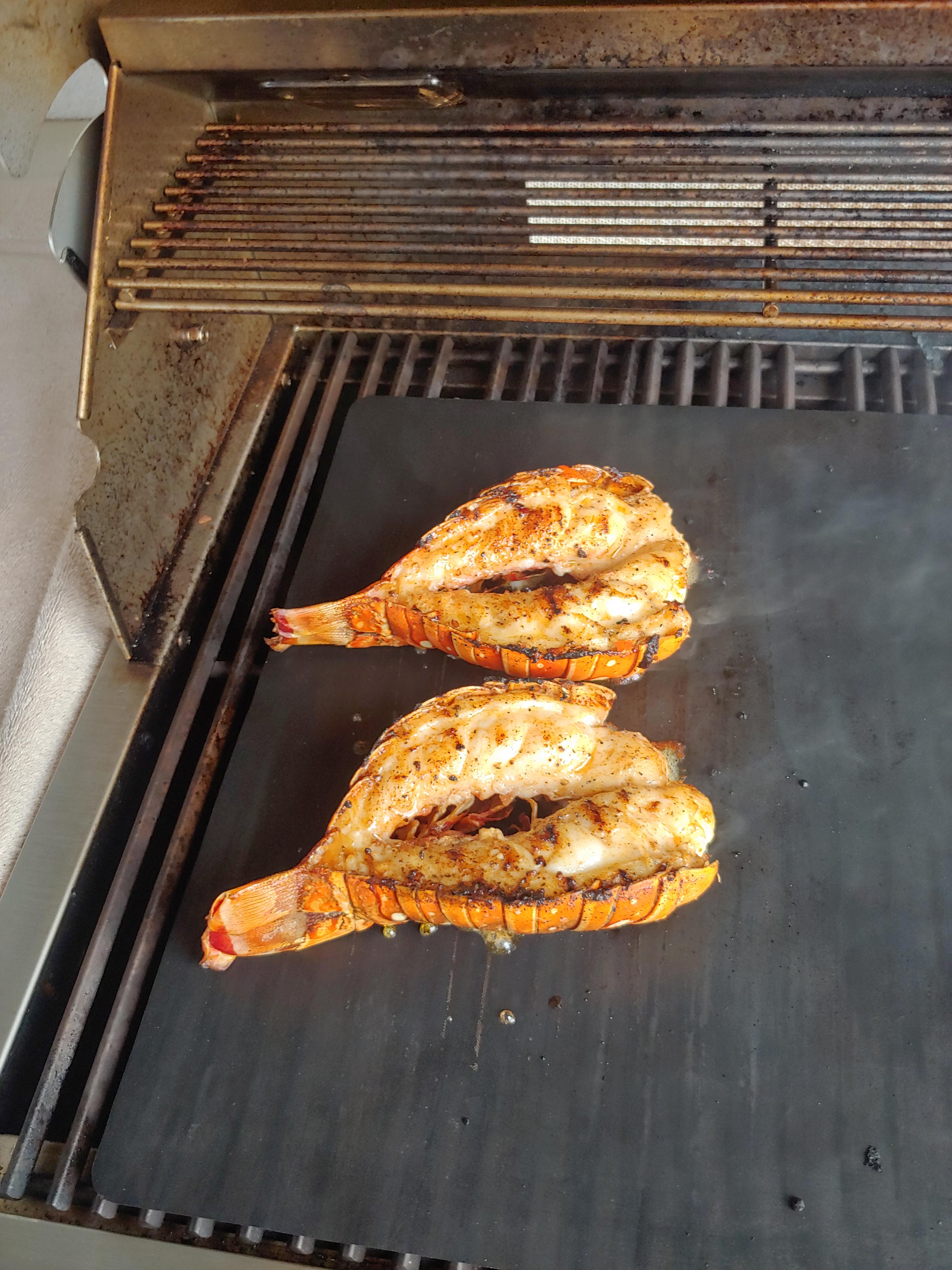 First time grilling lobster tails | Scrolller