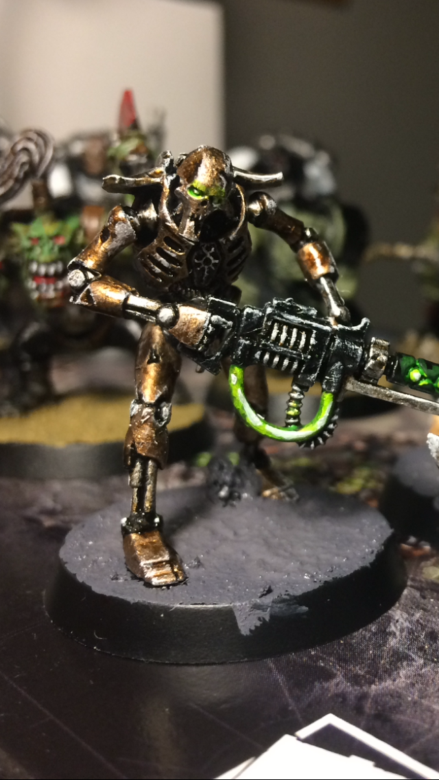 First time painting necrons! fun times! | Scrolller