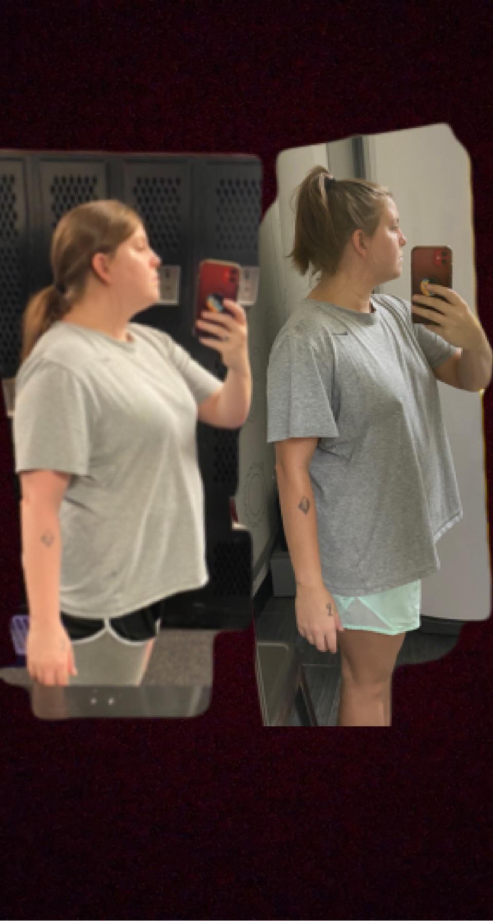 First time posting. About 6 weeks between these two photos. IF is ...