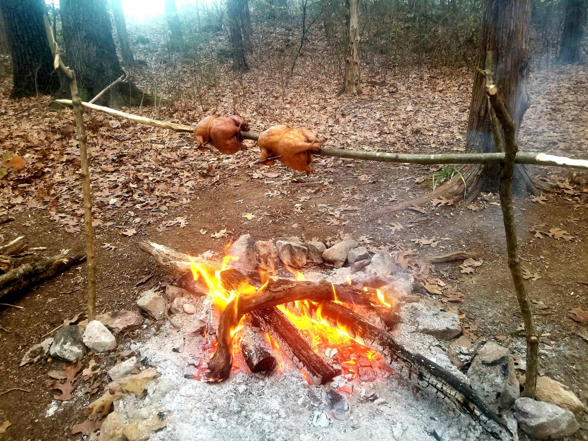 First try bushcraft cooking. | Scrolller