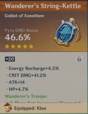 Five rolls to Crit Damage on this Pyro Goblet | Scrolller