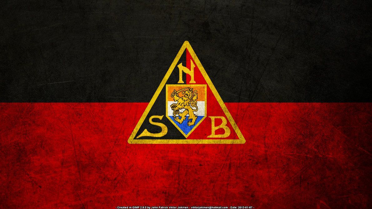 Flag of the NSB (nationaal-socialistische beweging) NSB. the dutch national-socialist movement ...