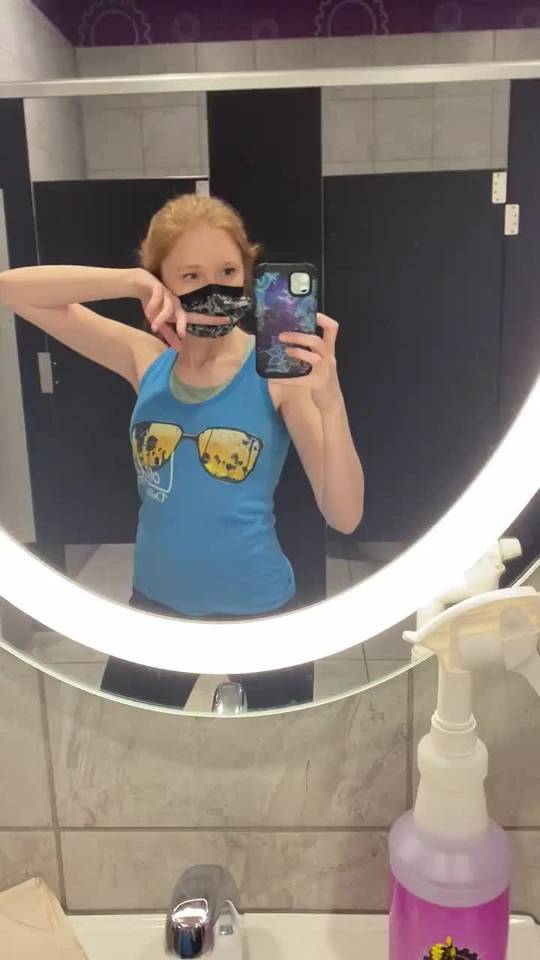 Flashing by the locker room door again 😜 One of these days I’m going to get caught lol [GIF ...