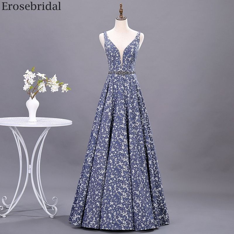 Floral Print Prom Dress | Scrolller