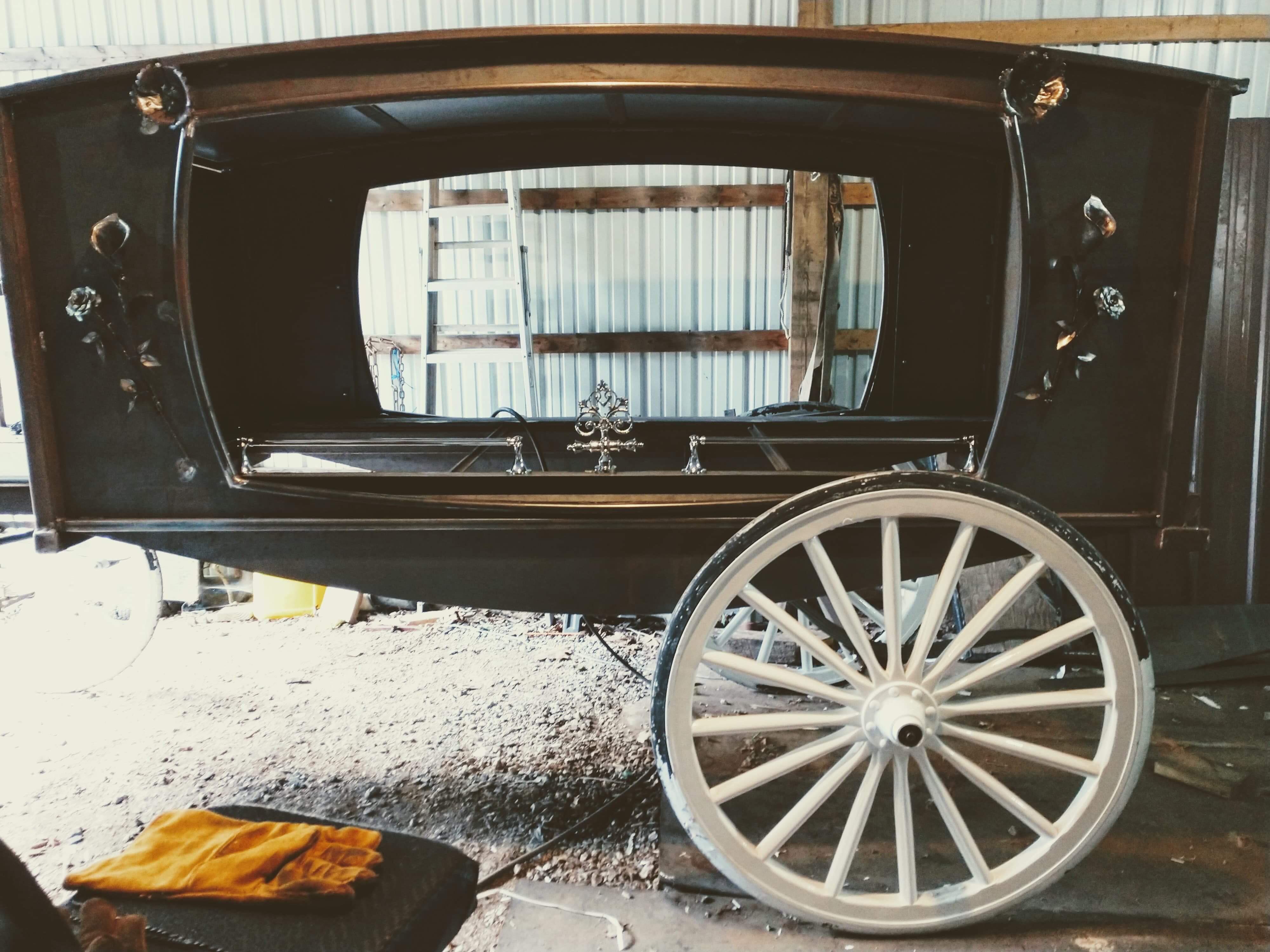 Flowers I made for a gentleman’s hearse | Scrolller