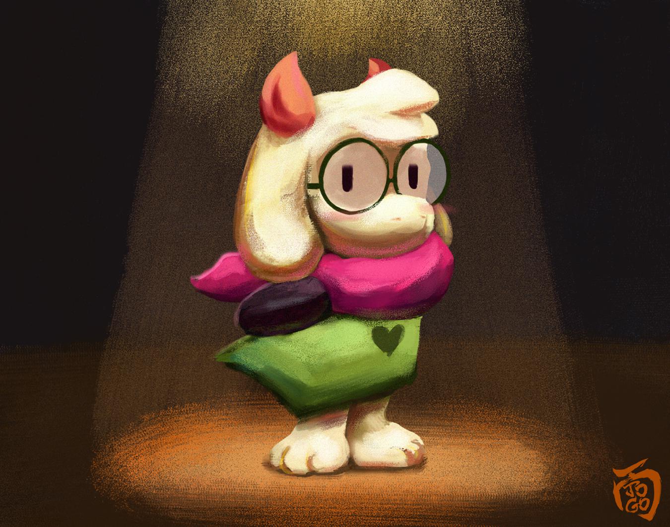 Fluffy boy Ralsei! | Scrolller