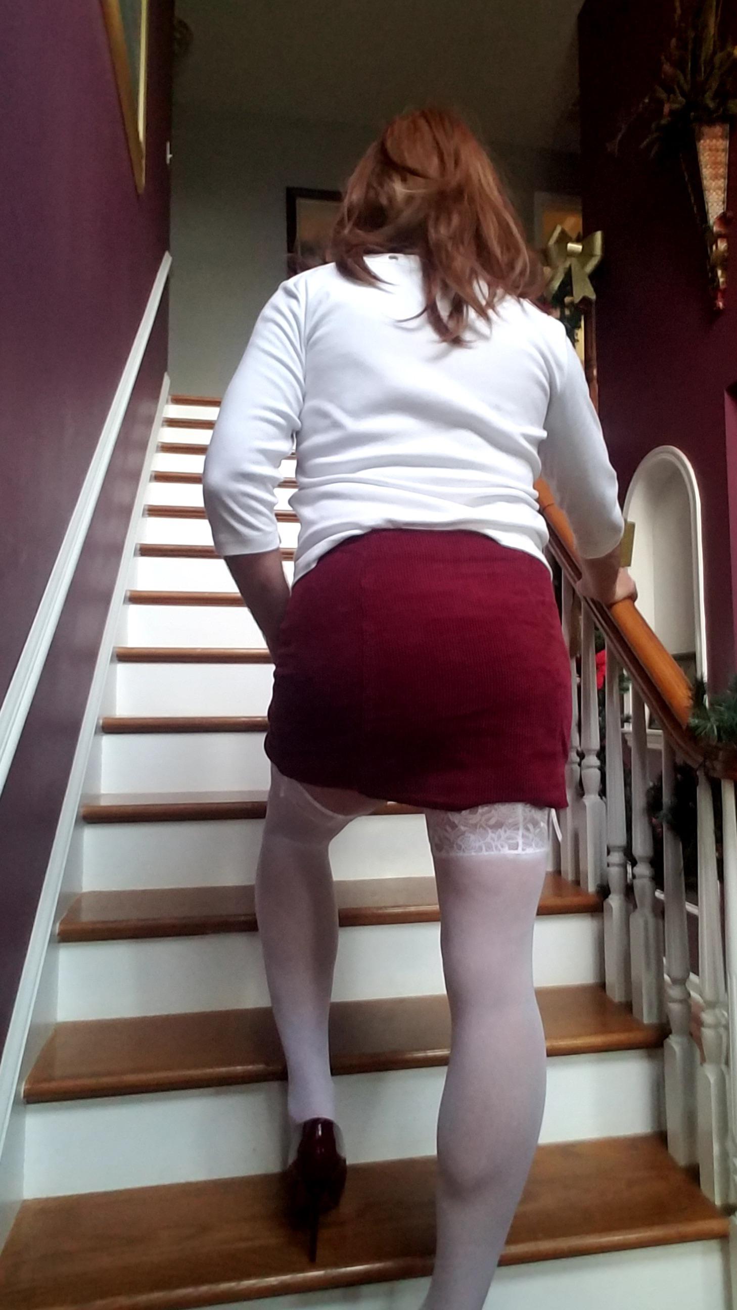 Follow me upstairs? | Scrolller