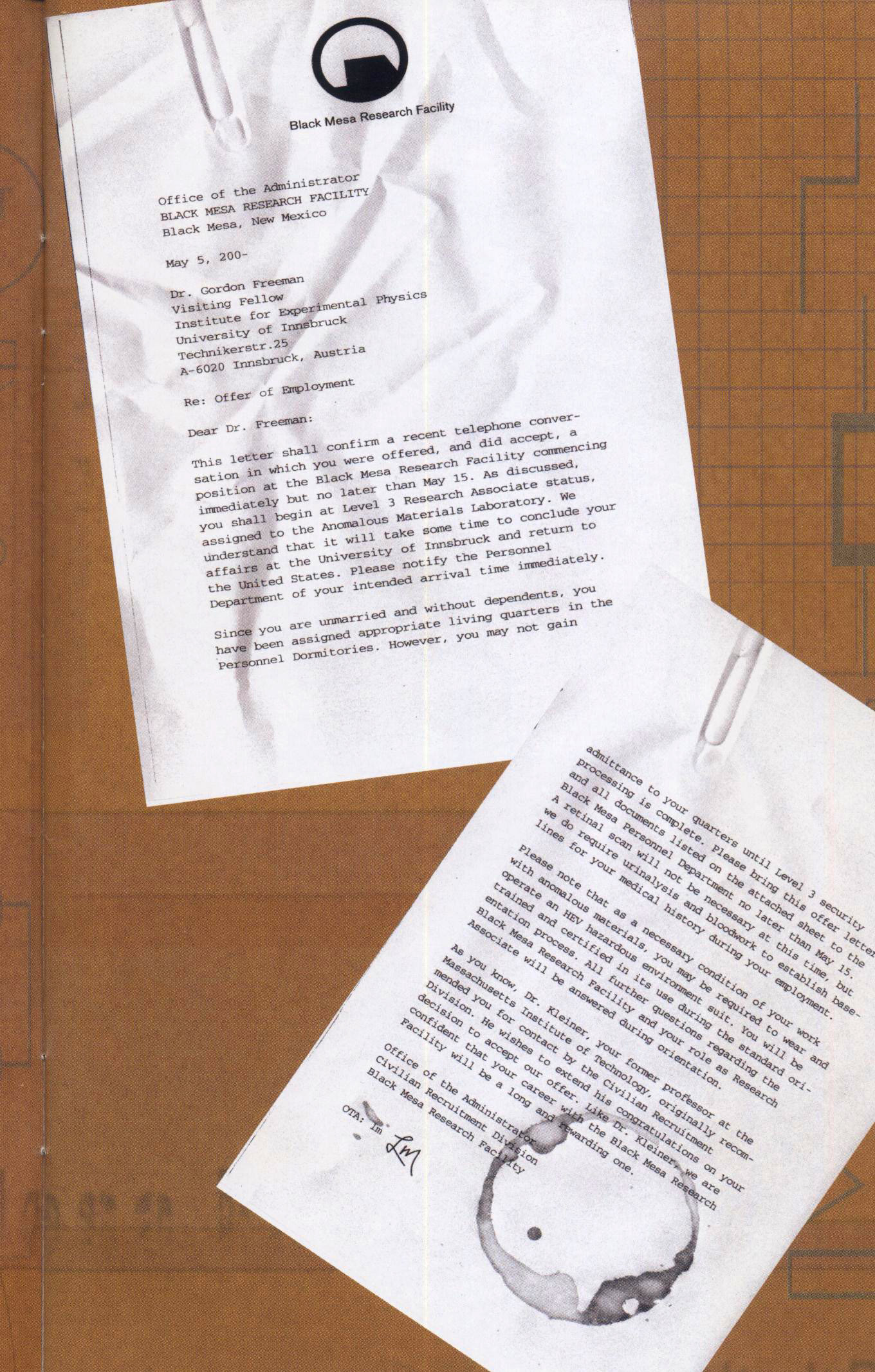 For all fans of the Half Life games, check out the address of Gordon Freeman's letter. | Scrolller