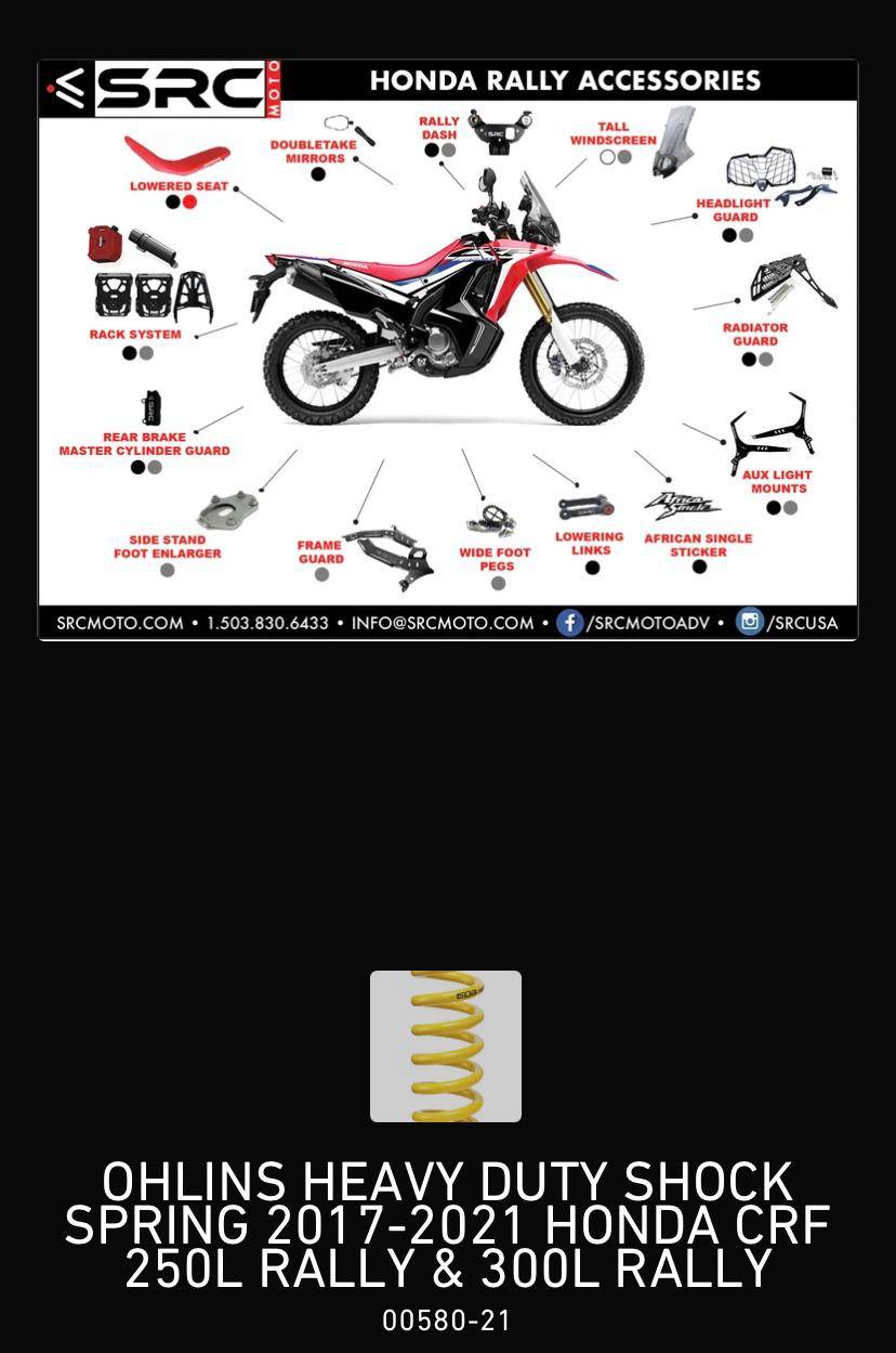 For those getting the rally here are some accessories. | Scrolller