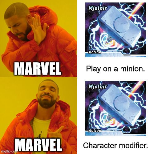 For those who actually like the word changes in Smash Up Marvel, why? | Scrolller