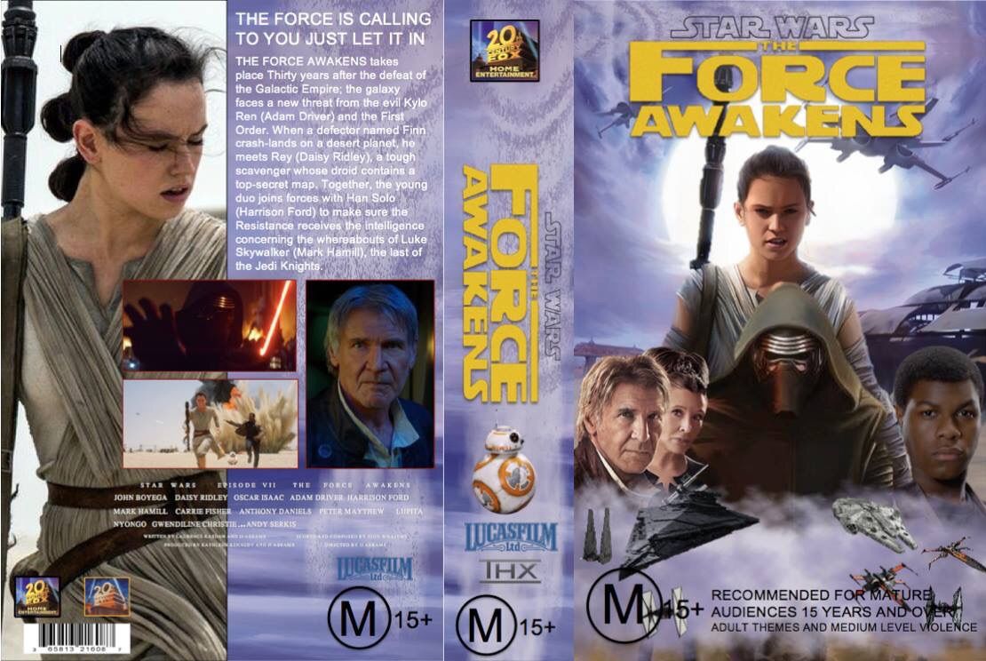 Force Awakens vhs matching the '95 Aussie thx release of the original trilogy | Scrolller